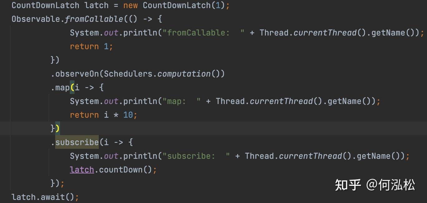 RxJava2 subscribeOn 和 observeOn线程切换 - 知乎