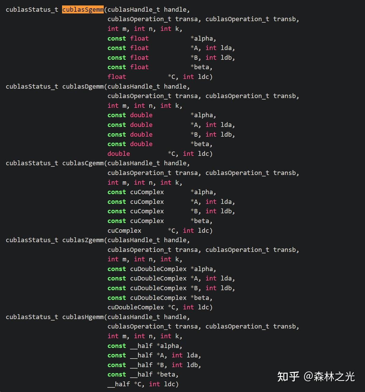 cublas,tensor core矩阵乘法基本介绍 - 知乎