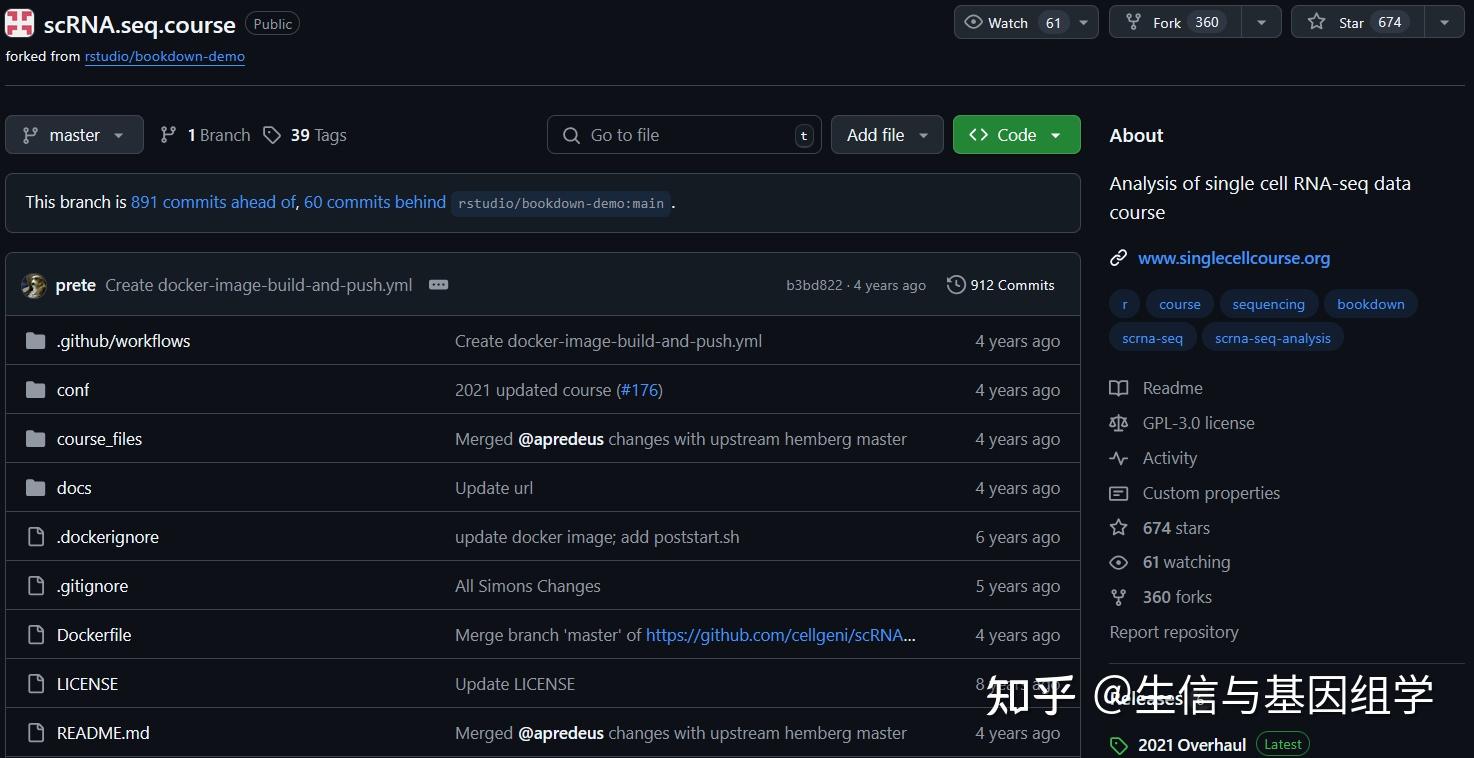 单细胞（Single cell RNA-seq）教程课程与github资源 - 知乎