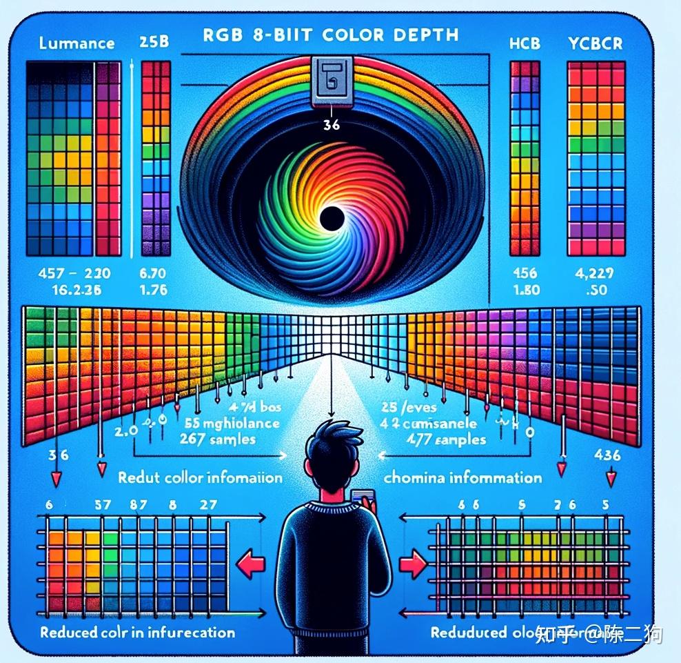 为什么RGB的8bit能够跟Ycbcr的420放在一起 用来描述一种视频规格? - 知乎