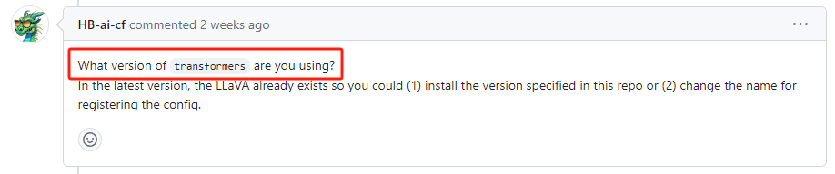 ValueError: 'llava' is already used by a Transformers config, pick another name. - 知乎