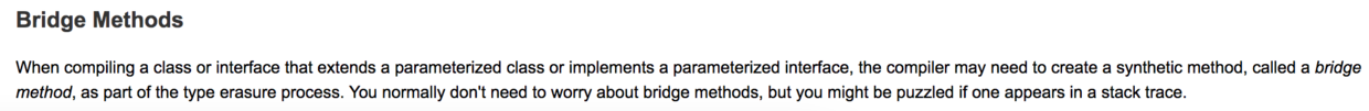 Java Bridge Method 详解 - 知乎