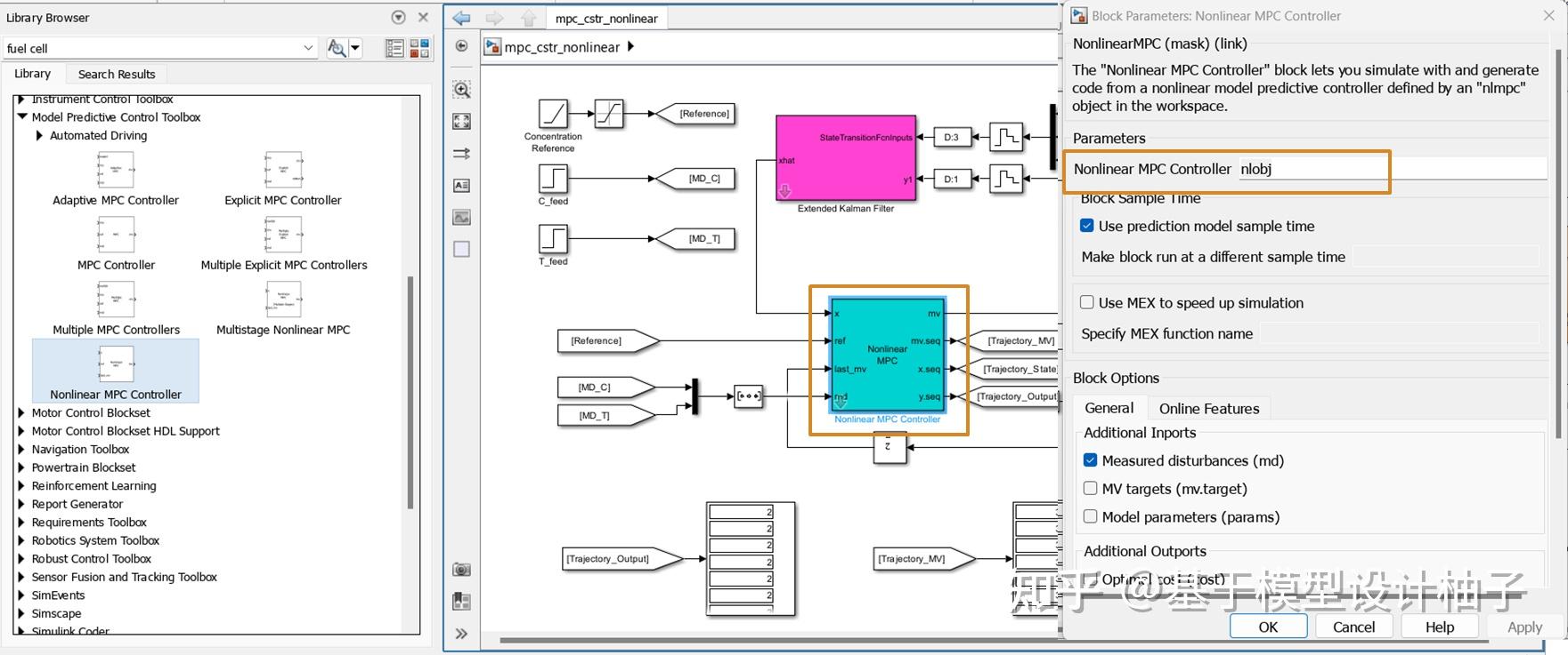 Simulink MPC 控制实例解析 06 非线性MPC - 知乎