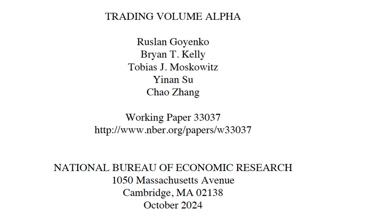 Trading Volume Alpha - 知乎