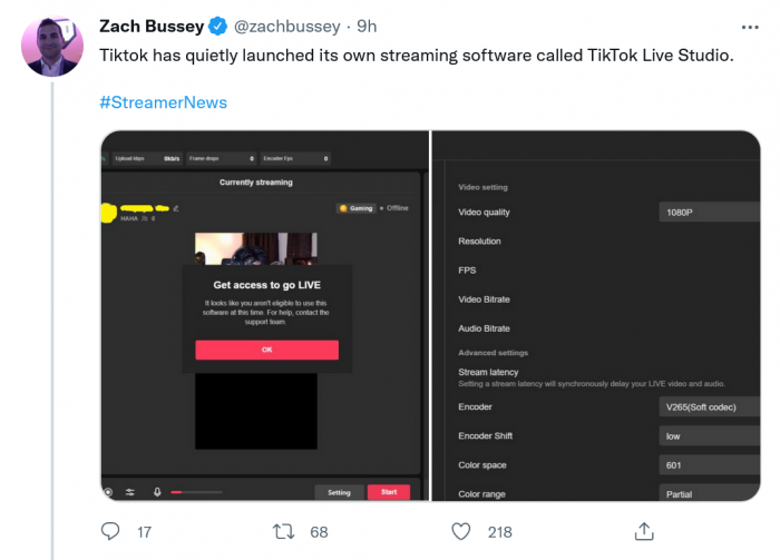 六六说66Tok：TikTok Live Studio流媒体直播应用正在测试中 - 知乎