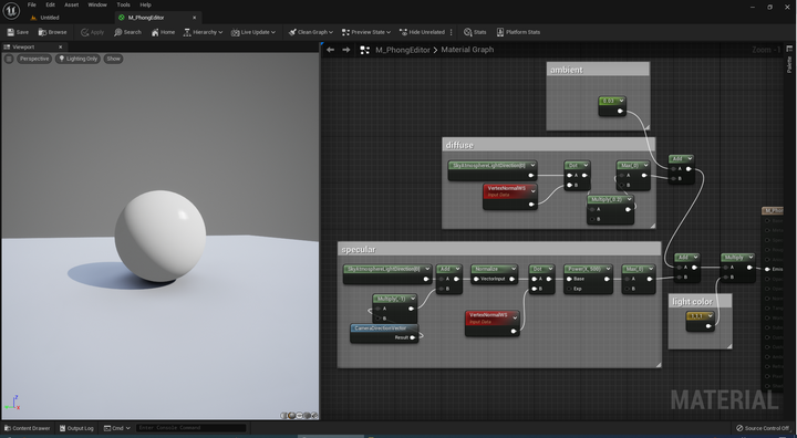 UE4 1. Blinn Phong Shading Model - 知乎