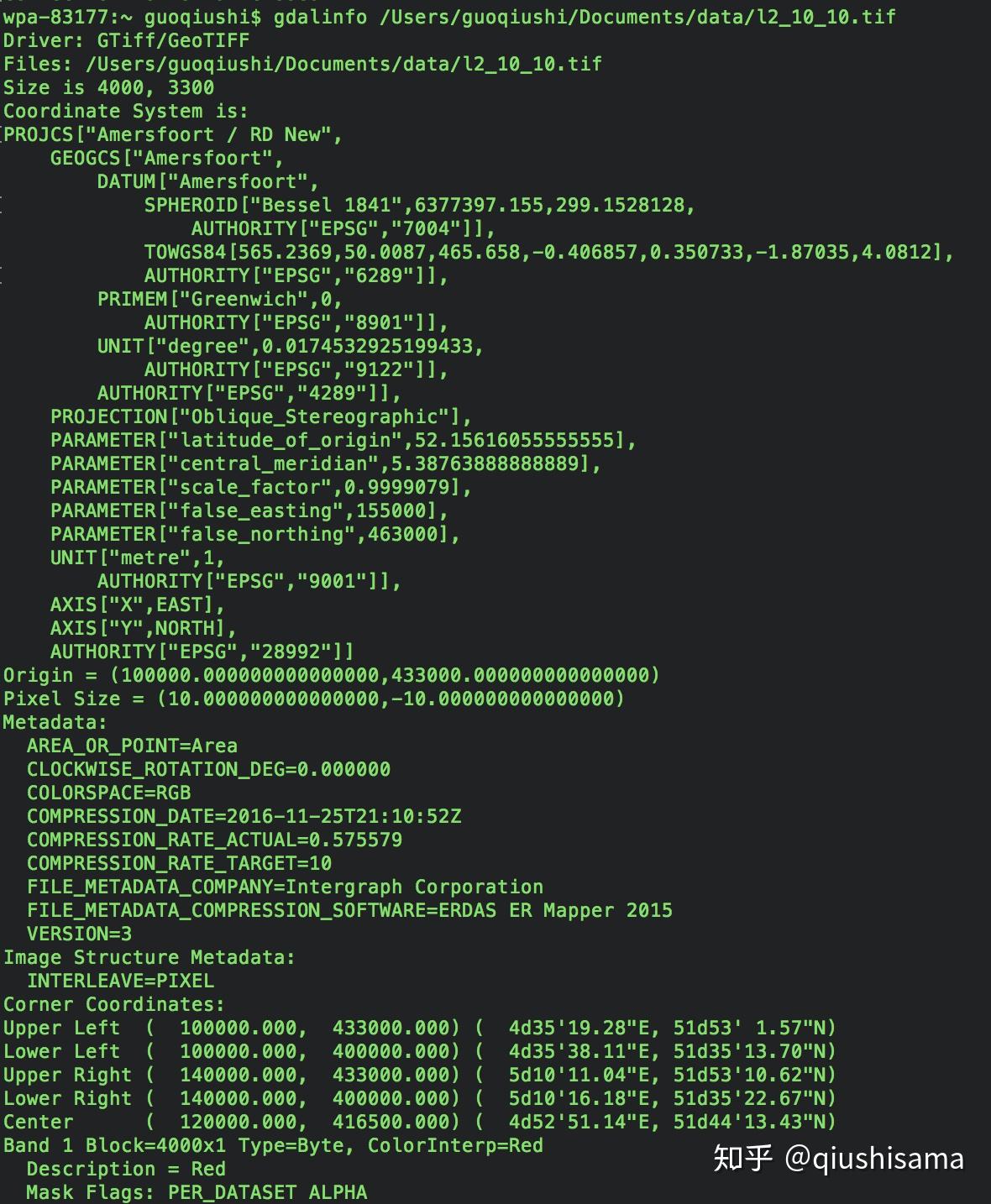 常用GDAL命令介绍 - 知乎