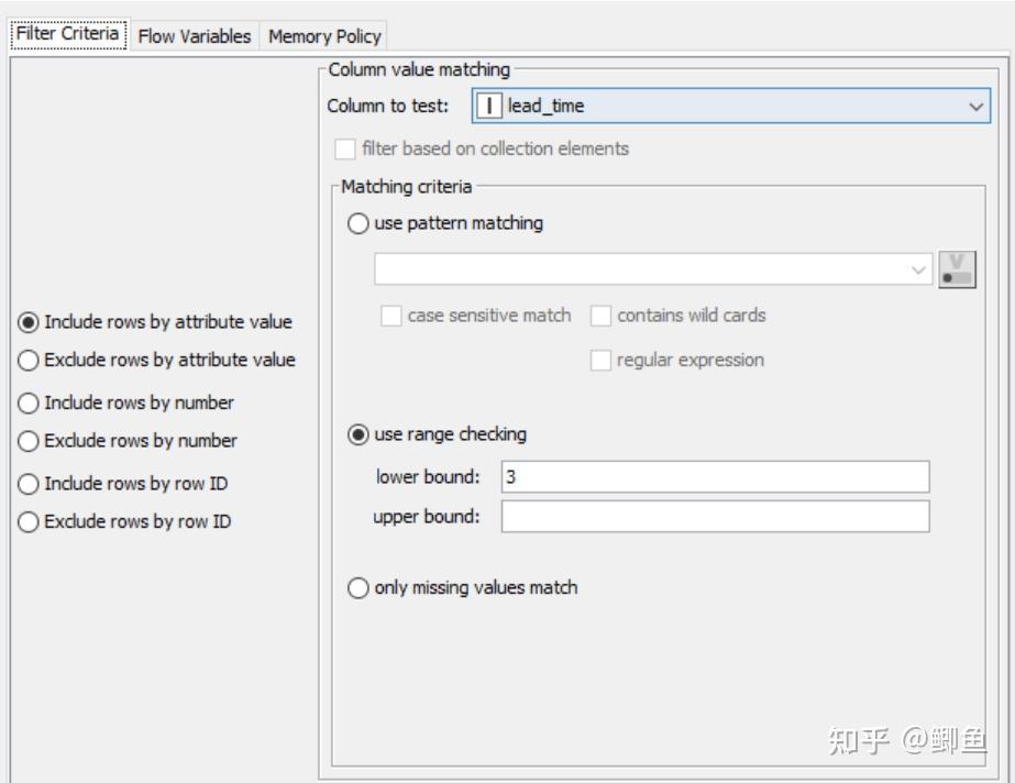 KNIME的数据筛选 - 知乎