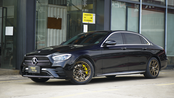 奔驰E300L升级案例，改装TEI刹车前6后4套件，颜值高、性能强 - 知乎