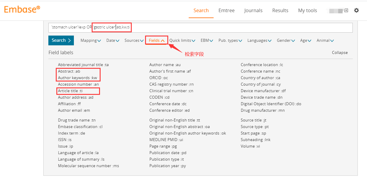 保姆级教学——如何使用Embase检索文献？ - 知乎