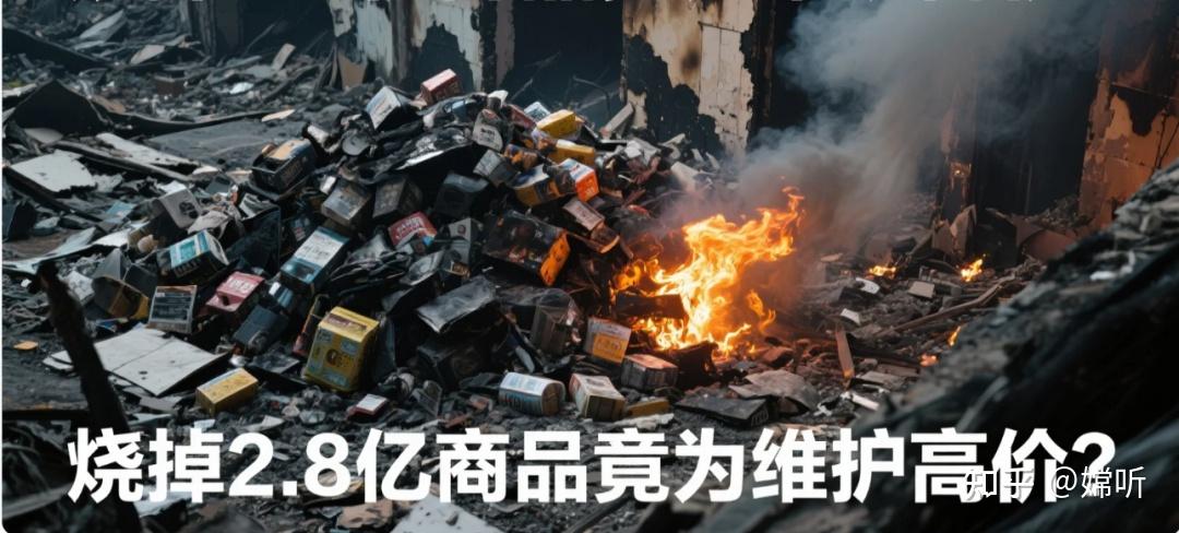 烧掉2.8亿商品竟为维护高价？ - 知乎