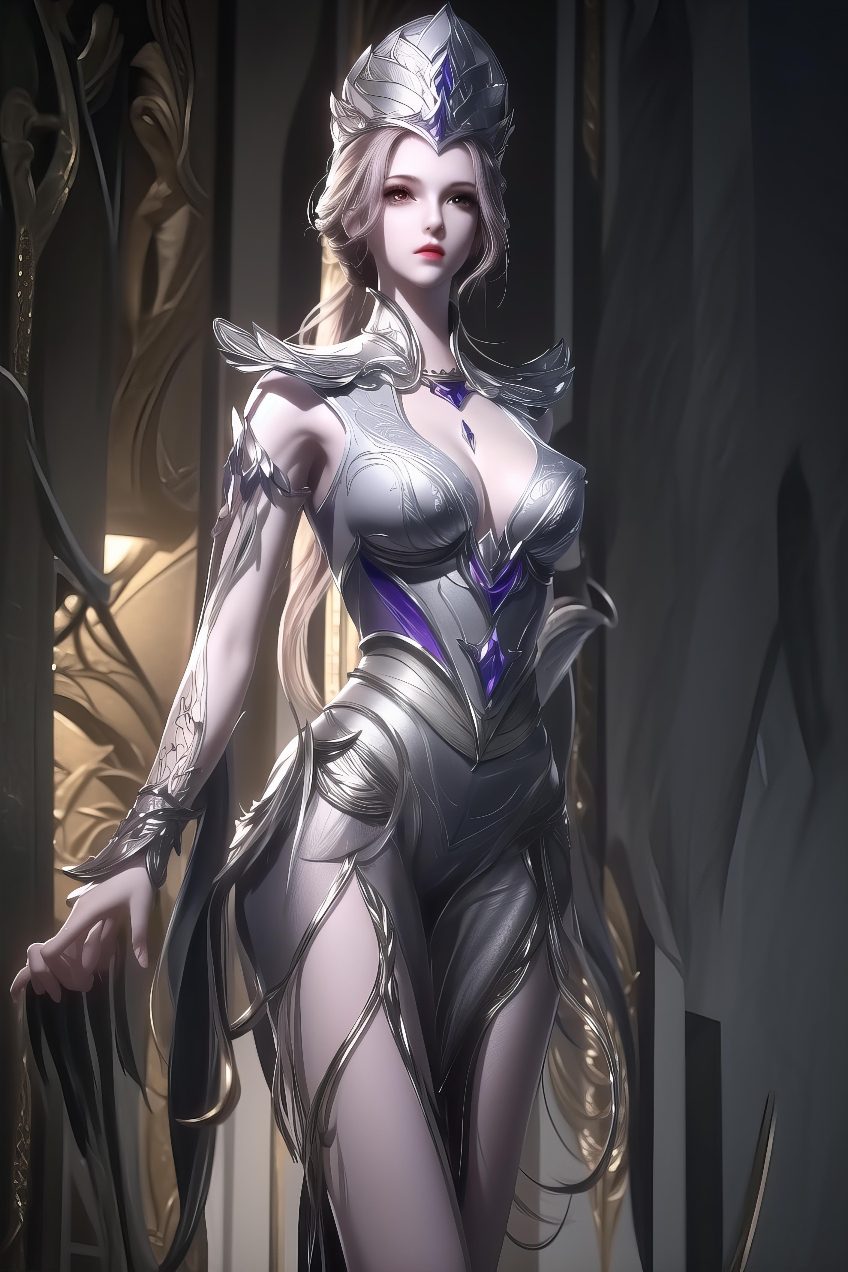 2550张Ai绘画国漫比比东 电脑ai绘画动漫国漫角色斗罗斗破云韵美杜莎手机高清壁纸插画模型 - 知乎