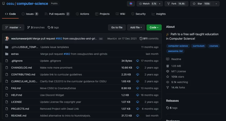 Github 200k 点赞！堪称最强计算机自学指南！ - 知乎