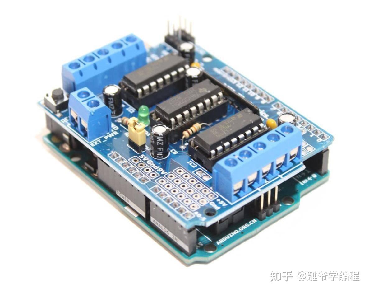 【雕爷学编程】Arduino动手做（154）---AFMotor电机扩展板模块3 - 知乎