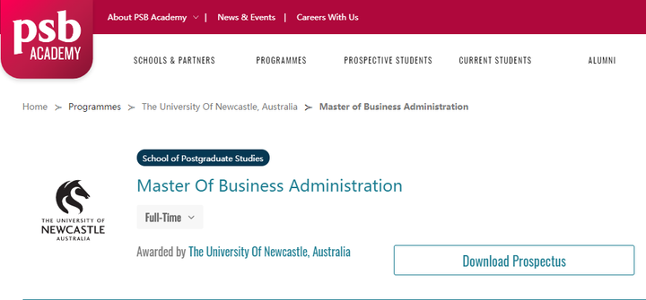 新加坡PSB学院-纽卡斯尔大学（工商管理硕士MBA） - 知乎