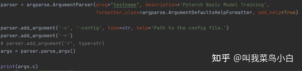 python argparse类使用注意事项 - 知乎