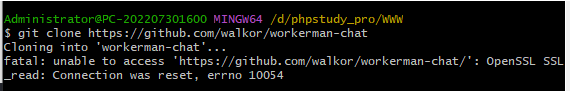 git 报错OpenSSL SSL_read:Connection was reset, errno 10054 - 知乎