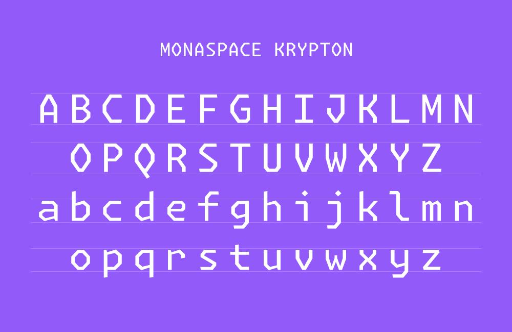 免费下载「Monaspace」可免费商用，最适合编程开发的3轴可变英文字体，GitHub出品！ - 知乎