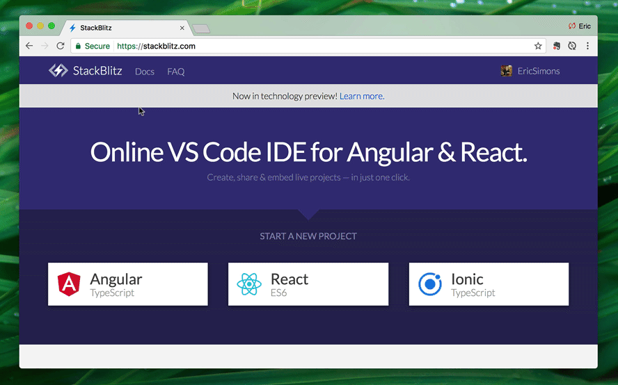StackBlitz - 针对 Web 开发者的在线 IDE - 知乎