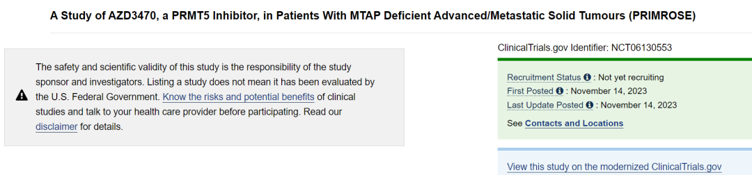 阿斯利康入局二代PRMT5抑制剂，AZD3470登记I期临床 - 知乎