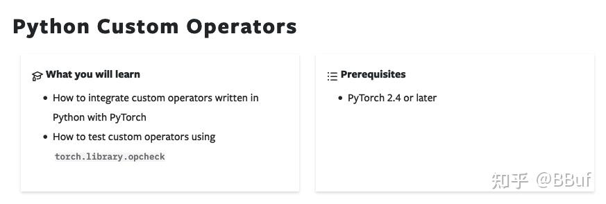 【PyTorch 奇淫技巧】Python Custom Operators翻译 - 知乎