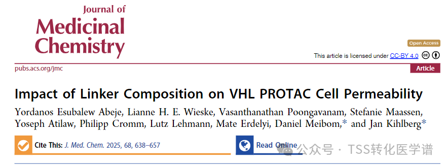 【JMC】 VHL-PROTAC 连接子对细胞通透性的构效探究 - 知乎