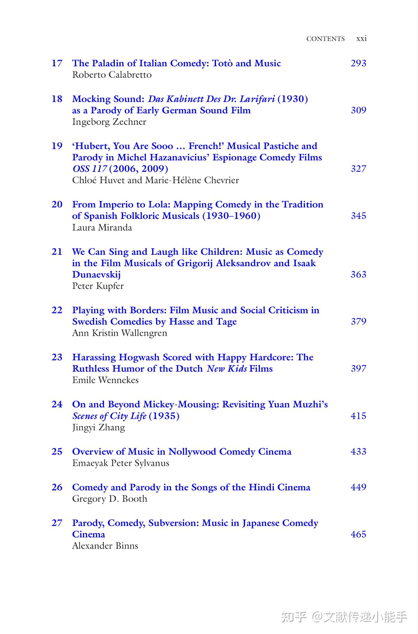 The Palgrave Handbook of Music in Comedy Cinema - 知乎
