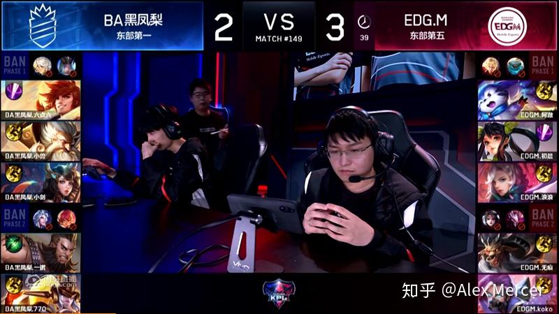 KPL东部决赛复盘，多次将BA黑凤梨逼入绝境，EDGM最终输在哪里？ - 知乎