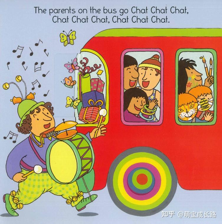 英语绘本故事 | 巴士上的轮子 The Wheels on the Bus - 知乎