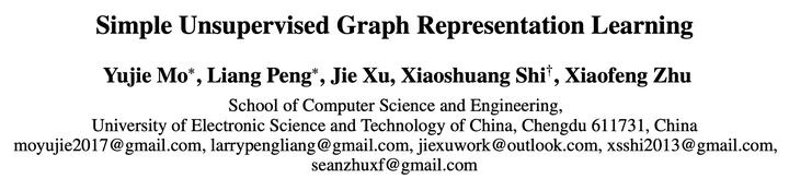 图神经网络自监督学习 之 SUGRL - 知乎
