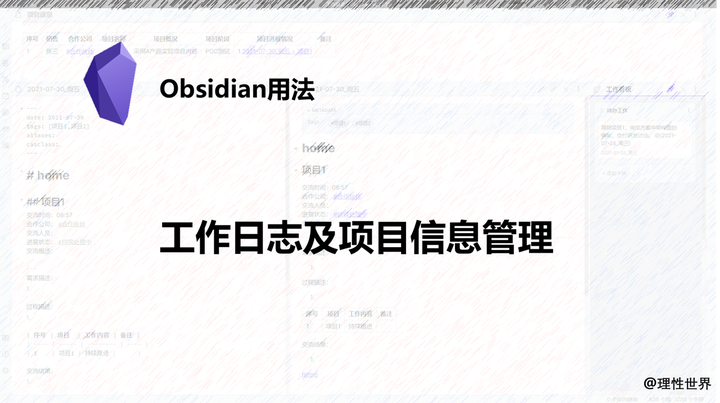 Obsidian用法：工作日志及项目信息管理 - 知乎