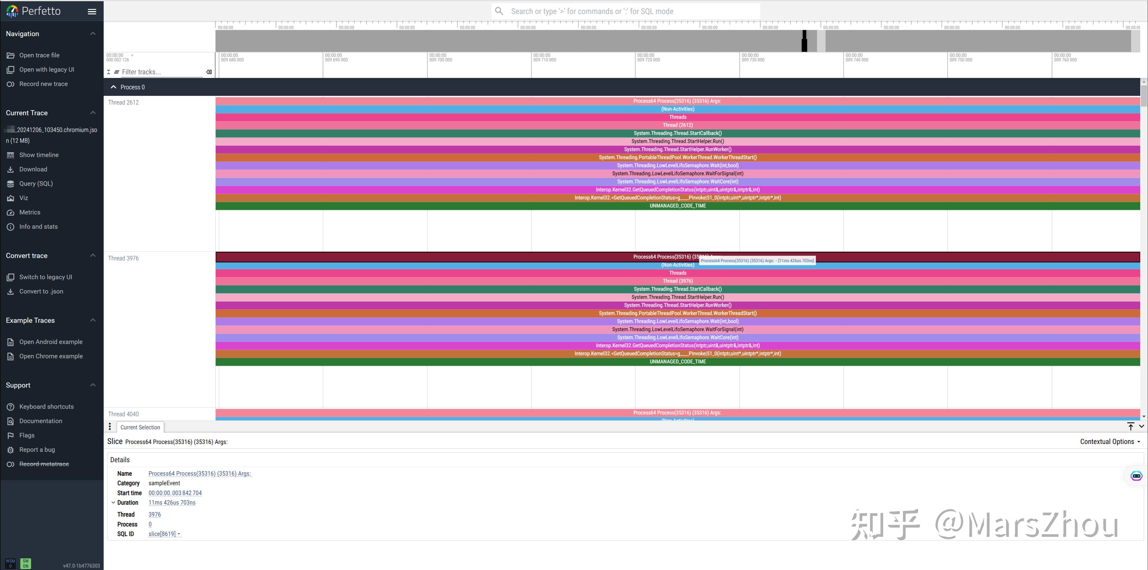 使用 dotnet-trace 进行 .NET 的性能收集和分析 - 知乎