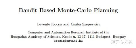 MCTS方法在强化学习和组合优化中的调研 - 知乎