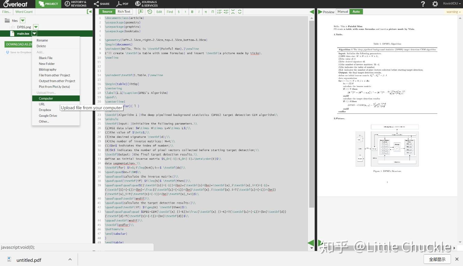 Overleaf—使用教程-致谢原作者 - 知乎