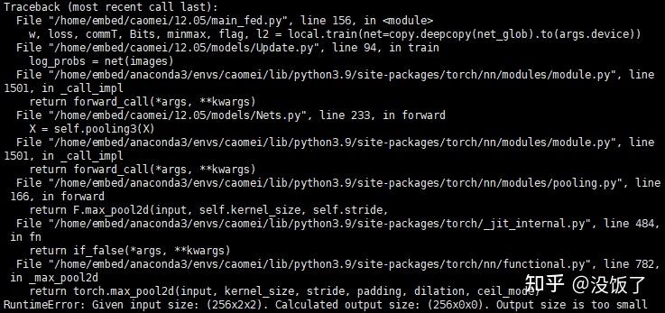 Runtimeerrorgiven Input Size256x1x1 Calculated Output Size