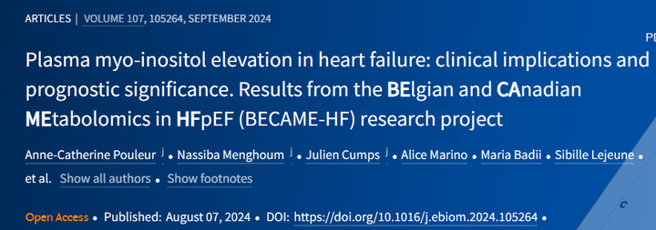 EBioMedicine丨治疗心衰的潜在治疗靶点——肌醇/SMIT1 - 知乎