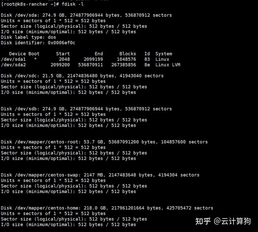 Linux挂载新磁盘到根目录 - 知乎