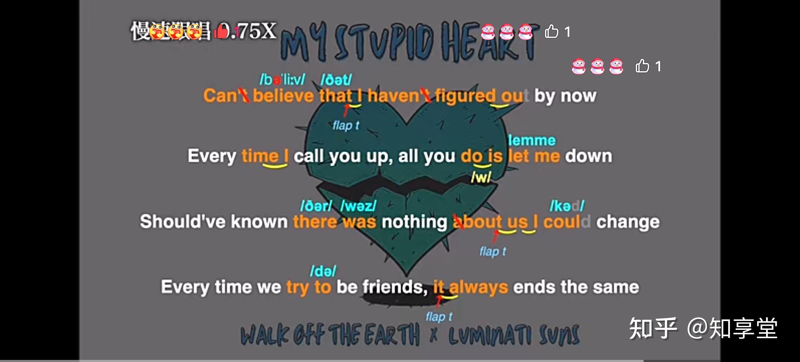 【知享堂|唱英文歌学英语】My stupid heart - 知乎