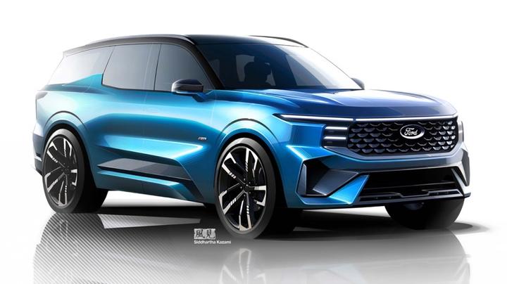 长安福特全新大7座SUV锐界L曝光,轴距达2950mm采用全新设计语言 - 知乎