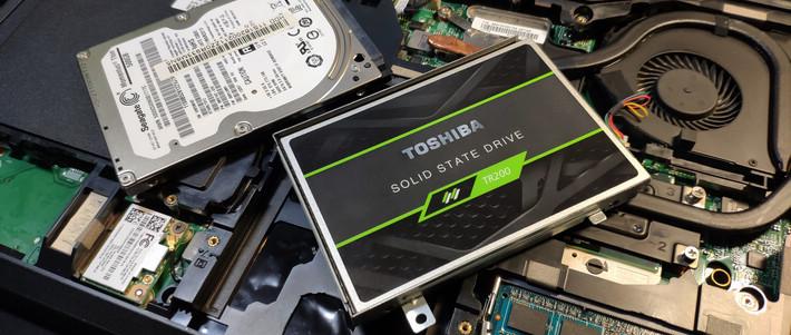 升啦，速度超快的SSD好价来了！东芝固态硬盘TR200换装记 - 知乎