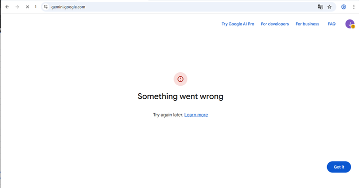 解决关于Gemini出现“somthing went wrong”问题 - 知乎