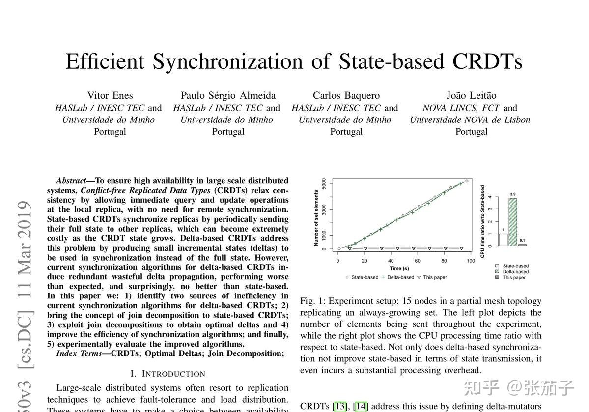 数据库系统小报：CRDT初探 - 知乎