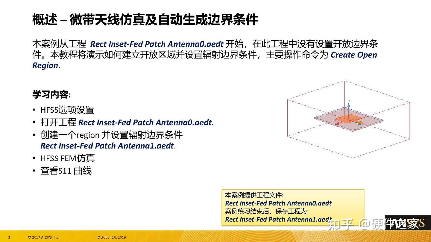 HFSS19 官方案例教程W02 - 知乎