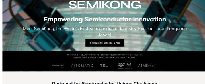 SEMIKONG：专为半导体领域设计的大型语言模型，支持制造优化、辅助 IC 设计等半导体制造任务 - 知乎