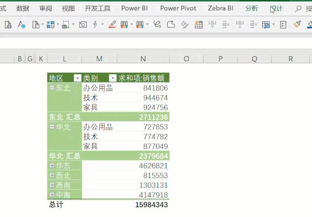 Excel数据透视表系列(四)：布局与样式 - 知乎