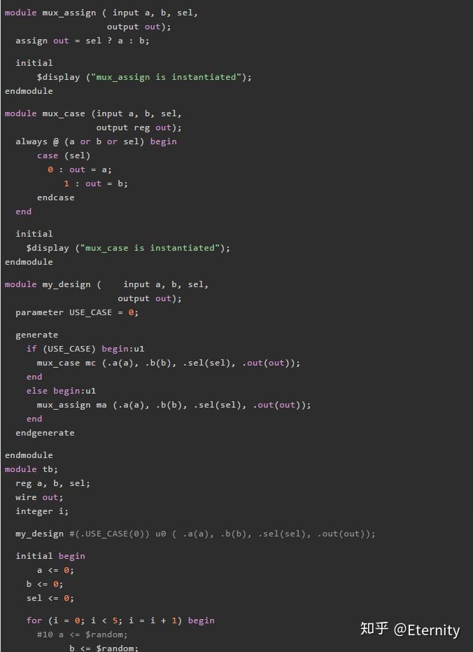 Verilog中generate的使用 - 知乎