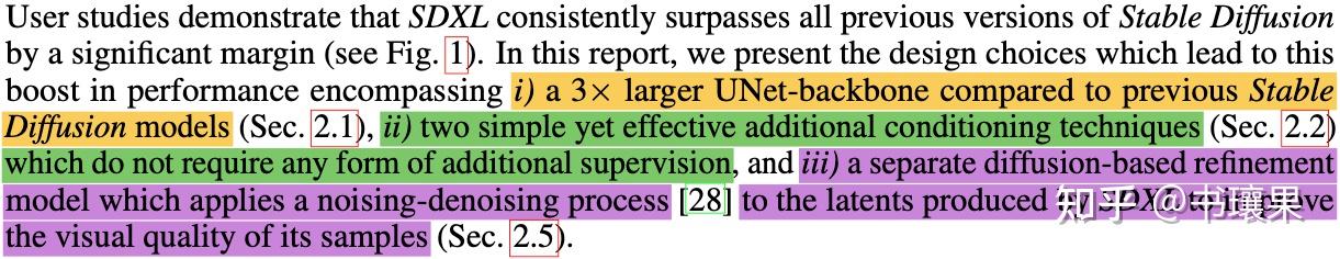 SDXL: Improving Latent Diffusion Models for High-Resolution Image Synthesis - 知乎