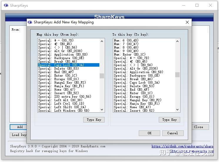 windows 下修改键位映射的开源小工具 sharpkeys - 知乎