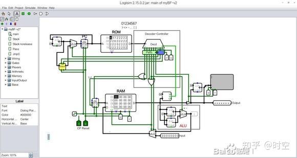 logisim画一个Brainfuck指令集的CPU - 知乎