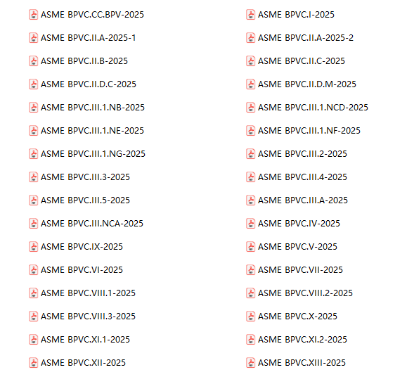 锅炉及压力容器规范ASME标准翻译-阿斯米标准翻译中文ASME BPVC-2025.pdf 中文版翻译全文全套标准资料 - 知乎
